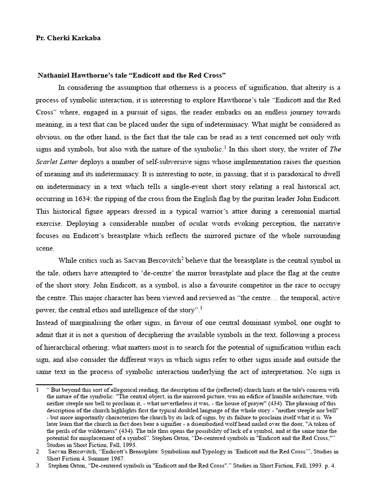 Study of Endicott and The Red Cross | PDF | Symbols