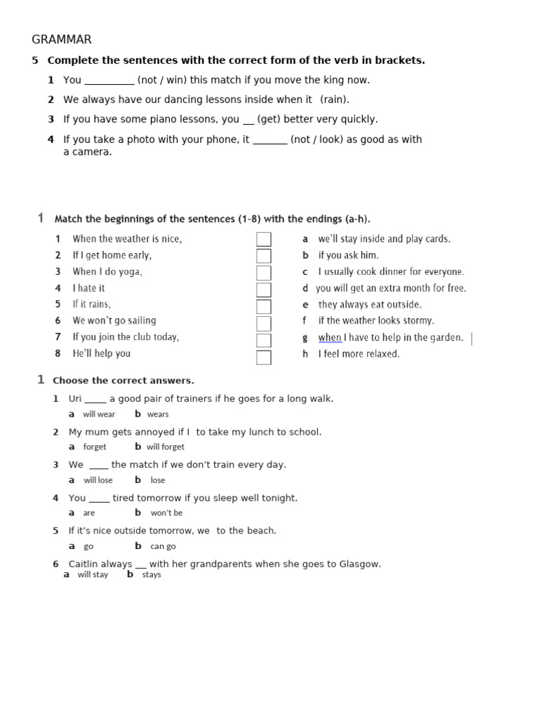 Grammar Print | PDF