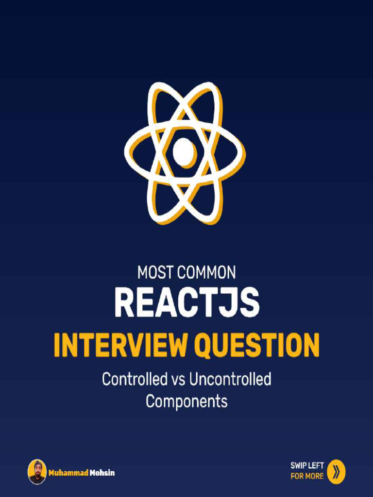 controlledvsuncontrolledReact | PDF