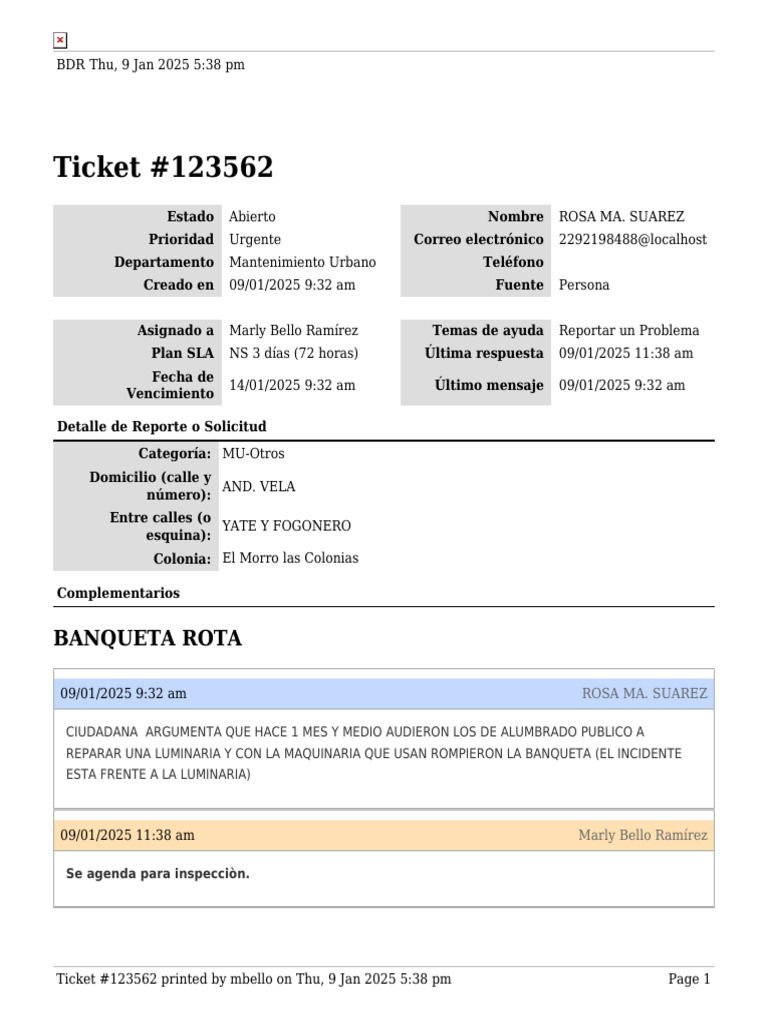 Ticket 123562 | PDF