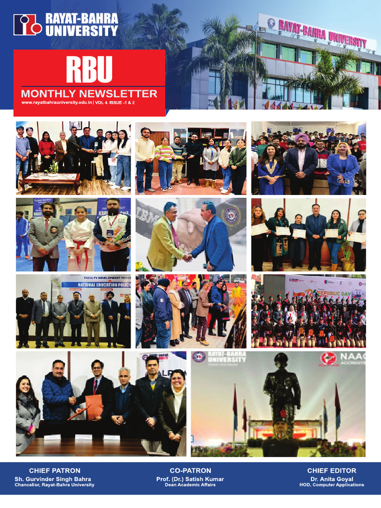 RBU NEWS LETTER Volume 4 issue 1 & 2 | PDF