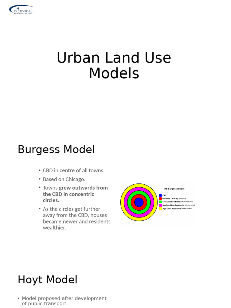 Land Use Models | PDF