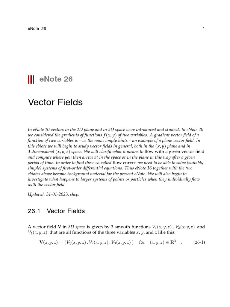 Understanding Vector Fields in 3D | PDF | Field (Mathematics) | Divergence
