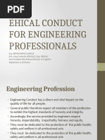 NSPE Code of Ethics For Engineers | PDF | Engineer | Conflict Of Interest