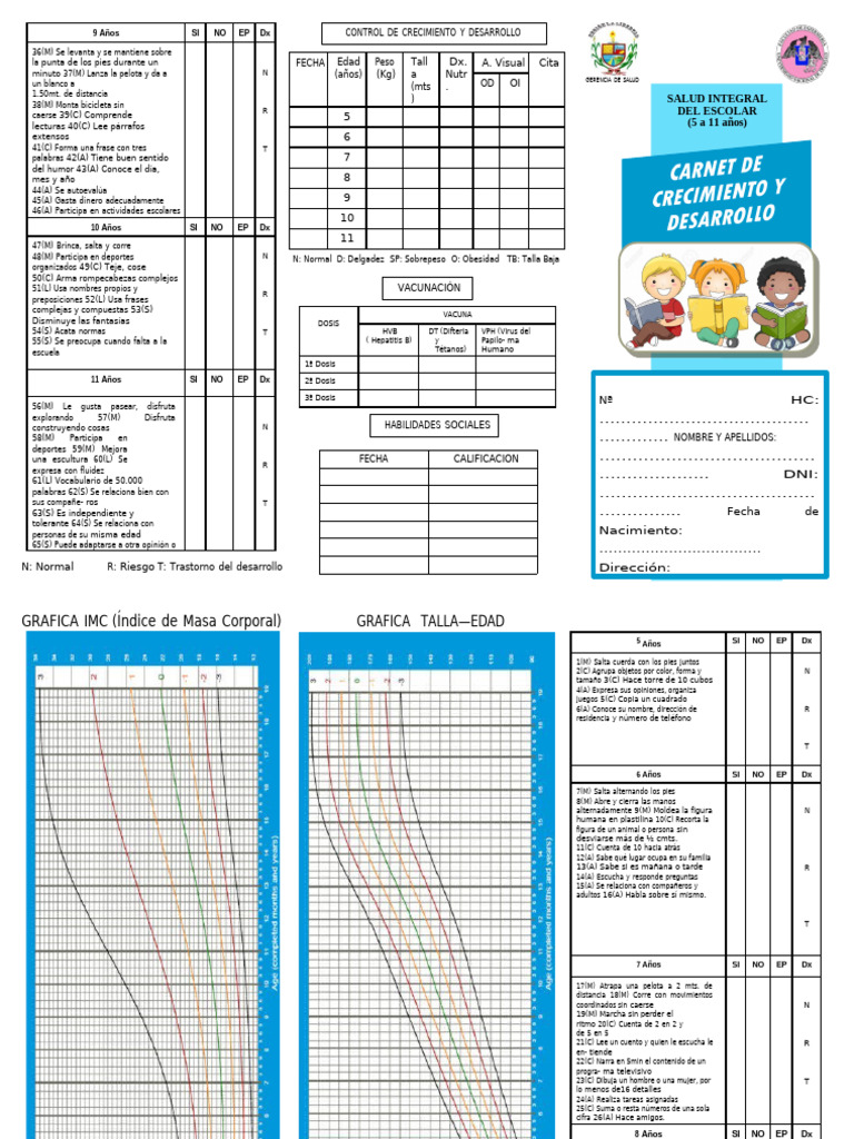 Carnet de Cred Escolar NIÑO | PDF