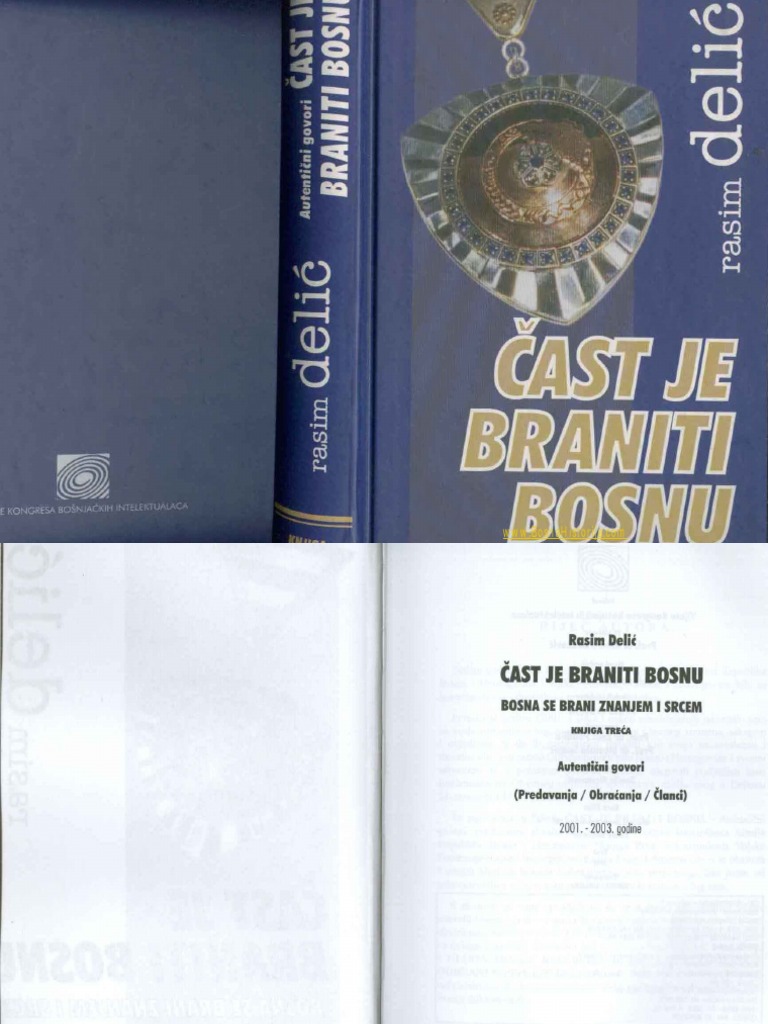 Rasim Delic - Cast Je Braniti BiH | PDF