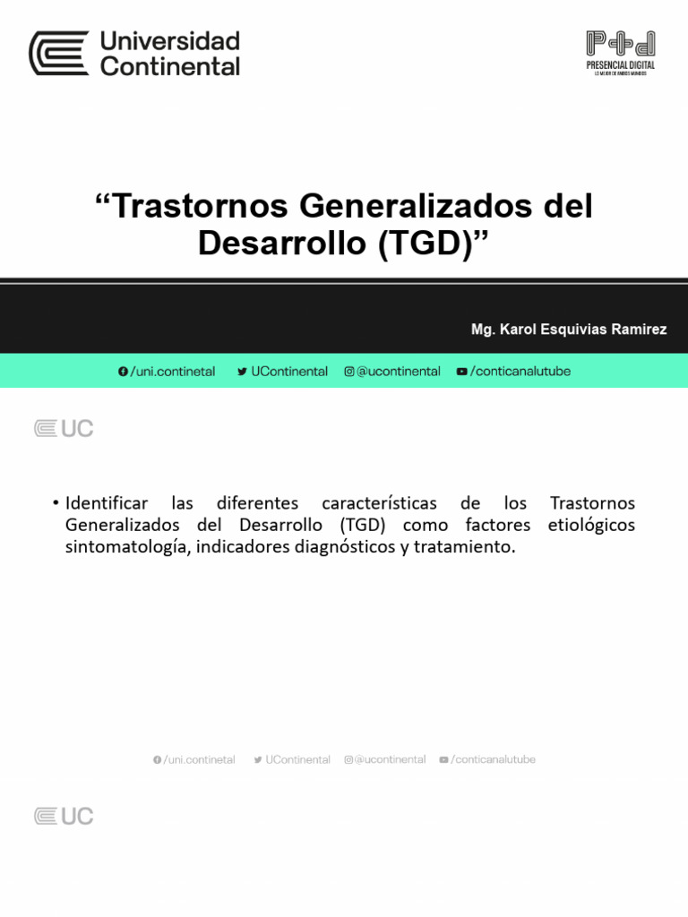 Trastornos generalizados del desarrollo (2) | PDF | Autismo | Trastorno mental