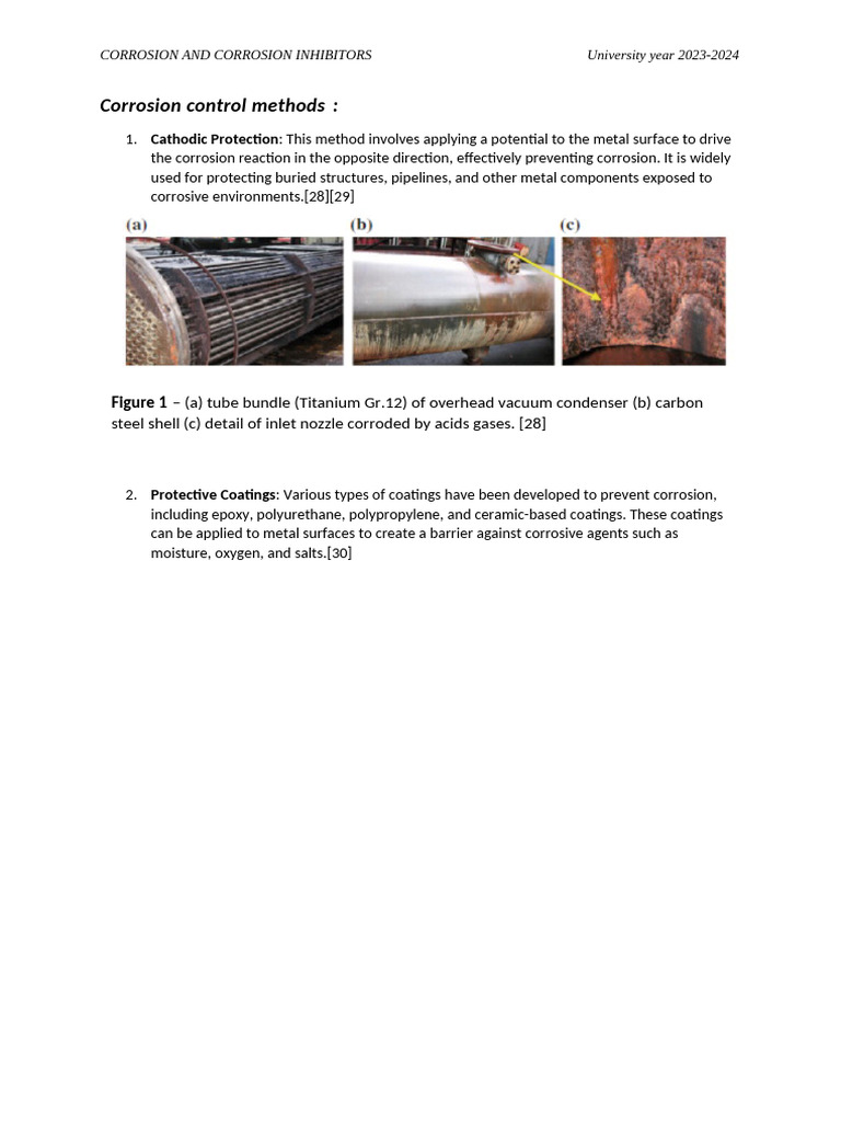 Corrosion Control Methods | PDF