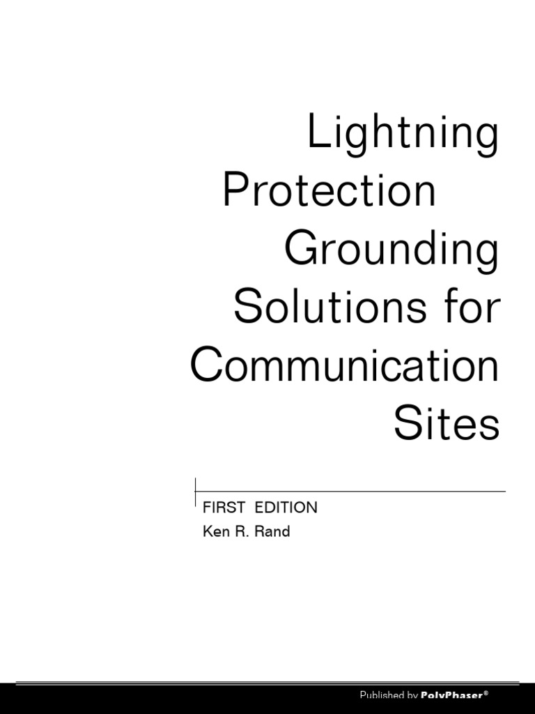 Lightning Protection and Grounding of Communication Sites | PDF ...