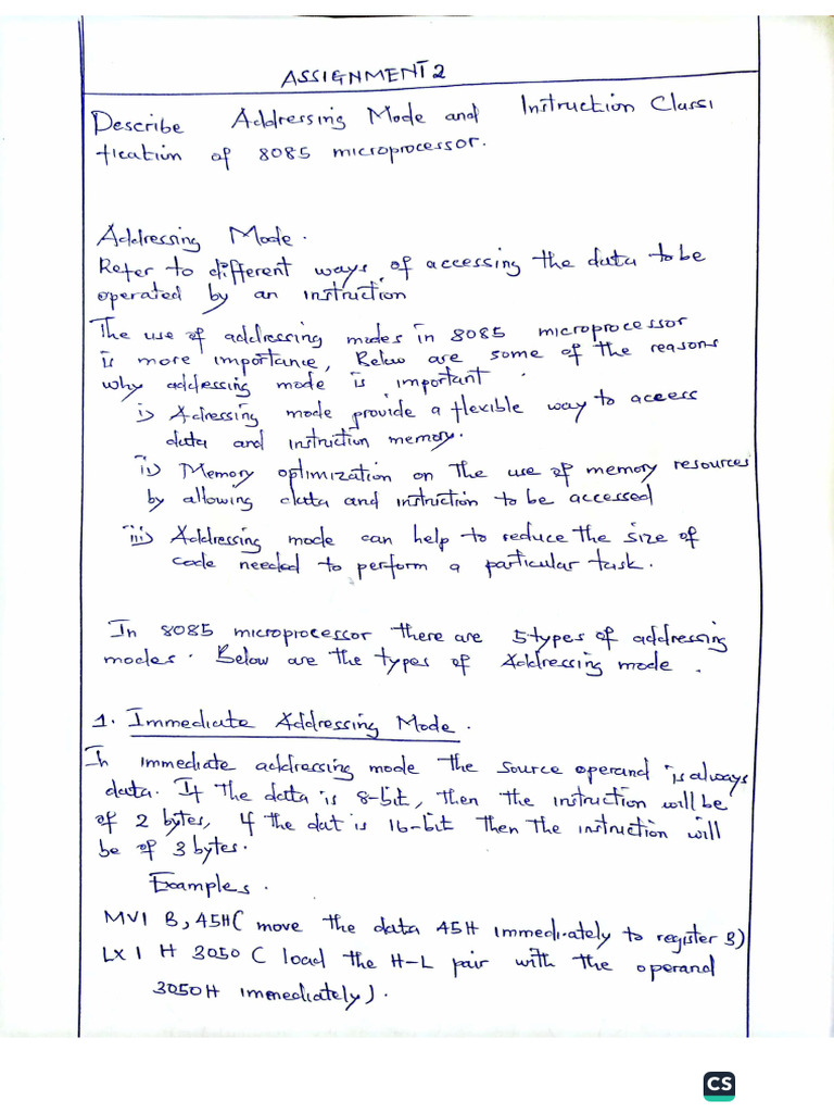 Addressing Modes and Instruction Sets | PDF