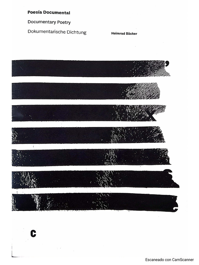 Backer, Poesía Documental | PDF