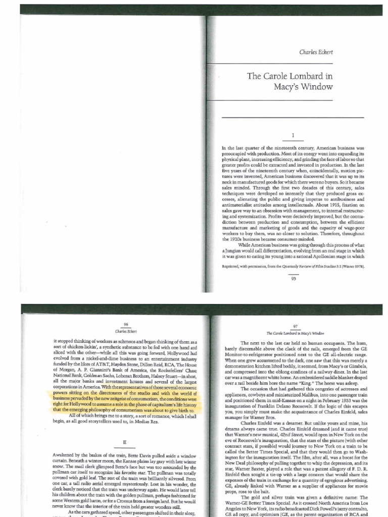 Charles Eckert_The Carole Lombard in Macy's Window | PDF