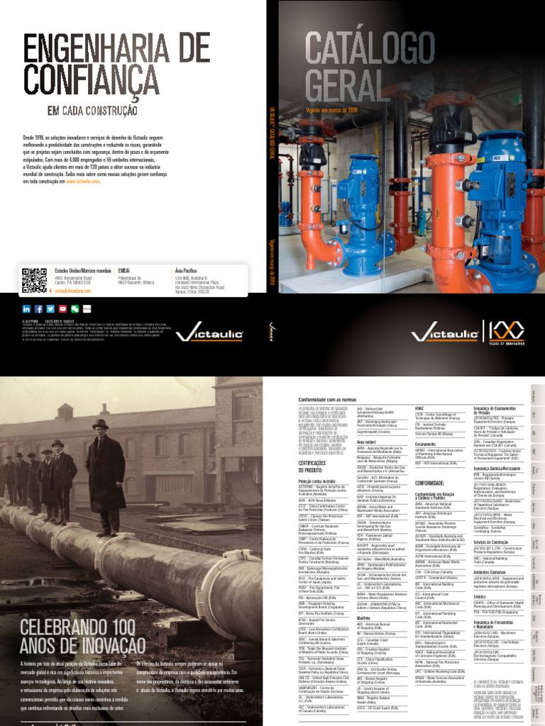 VICTAULIC | PDF | Parafuso | Engenharia Mecânica