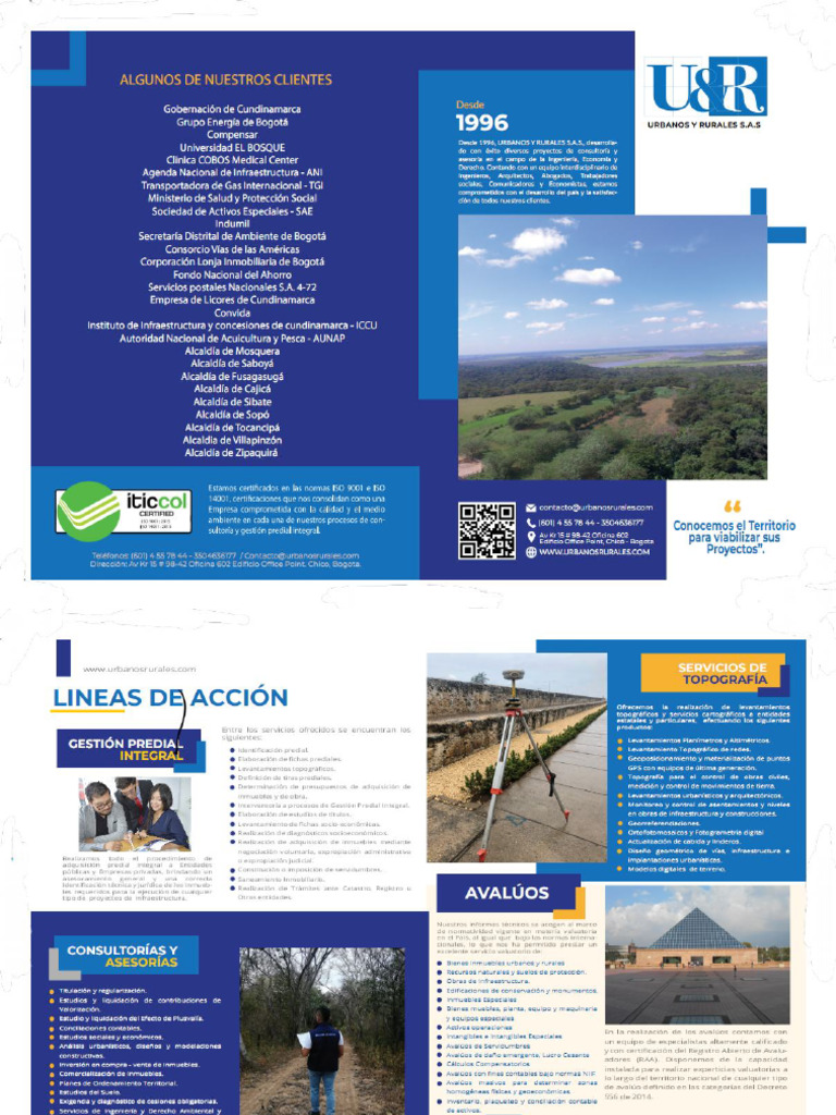 Brochure + Iso 9001 y 14001 | PDF