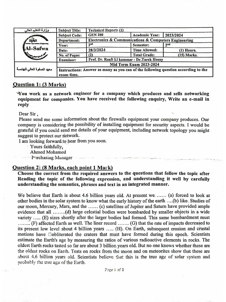 Midterm تقرير 2024 | PDF