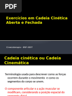 Exercícios de Cadeia Cinética Fechada Vs Exercícios de Cadeia Cinética ...
