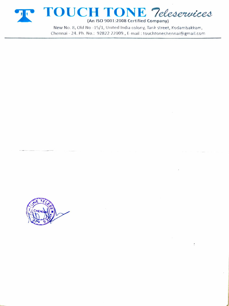 Releiving Letter of Subbaiah.k | PDF