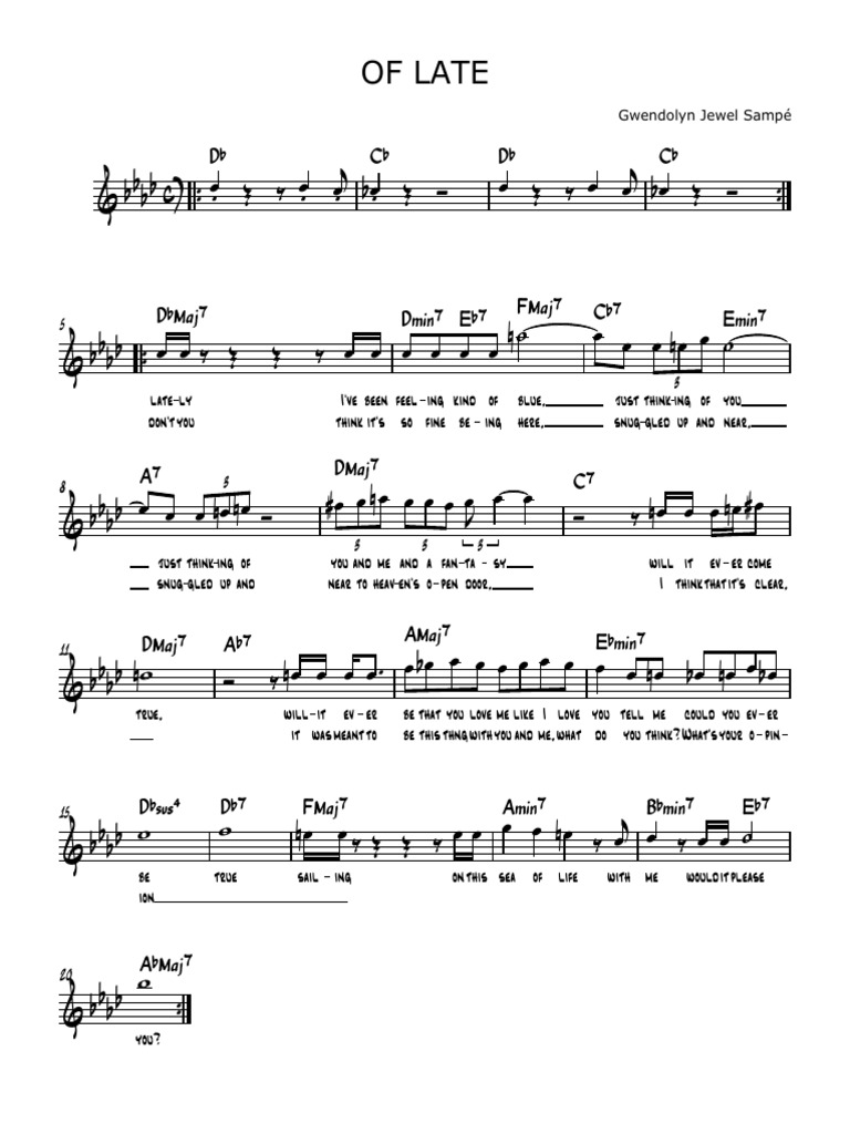 Of Late | PDF