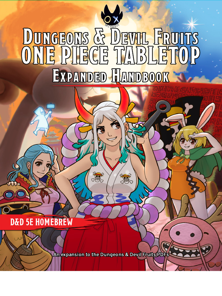 One Piece Dungeons and Devil Fruits Expanded Handbook (D&D 5e System ...