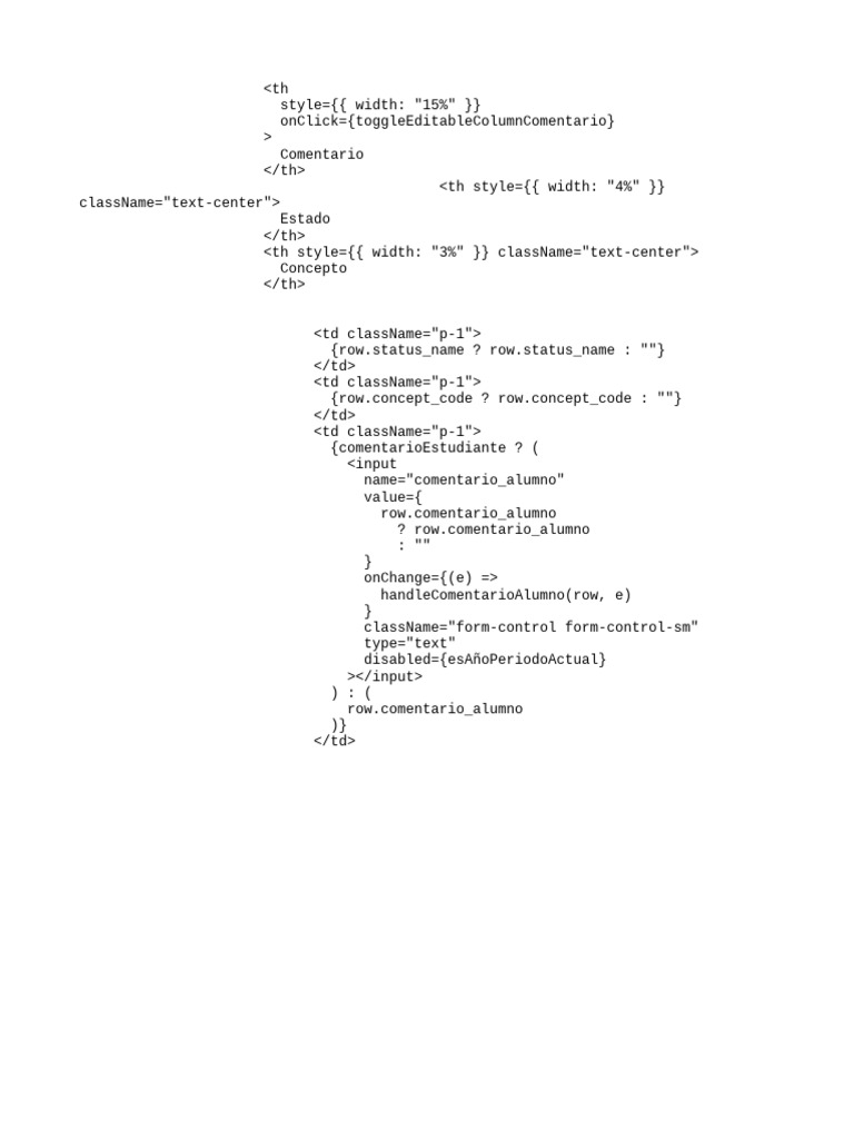 TH Style Width 15 Onclick | PDF