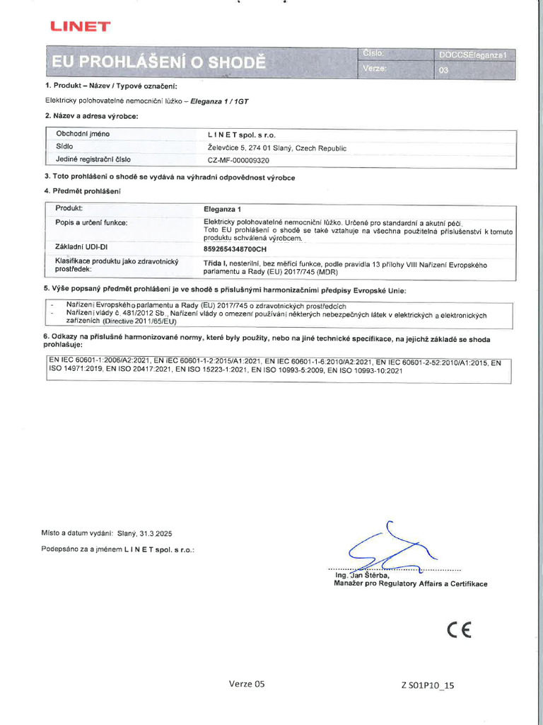 EU DECLARATION OF CONFORMITY Eleganza1 - CSPDF | PDF