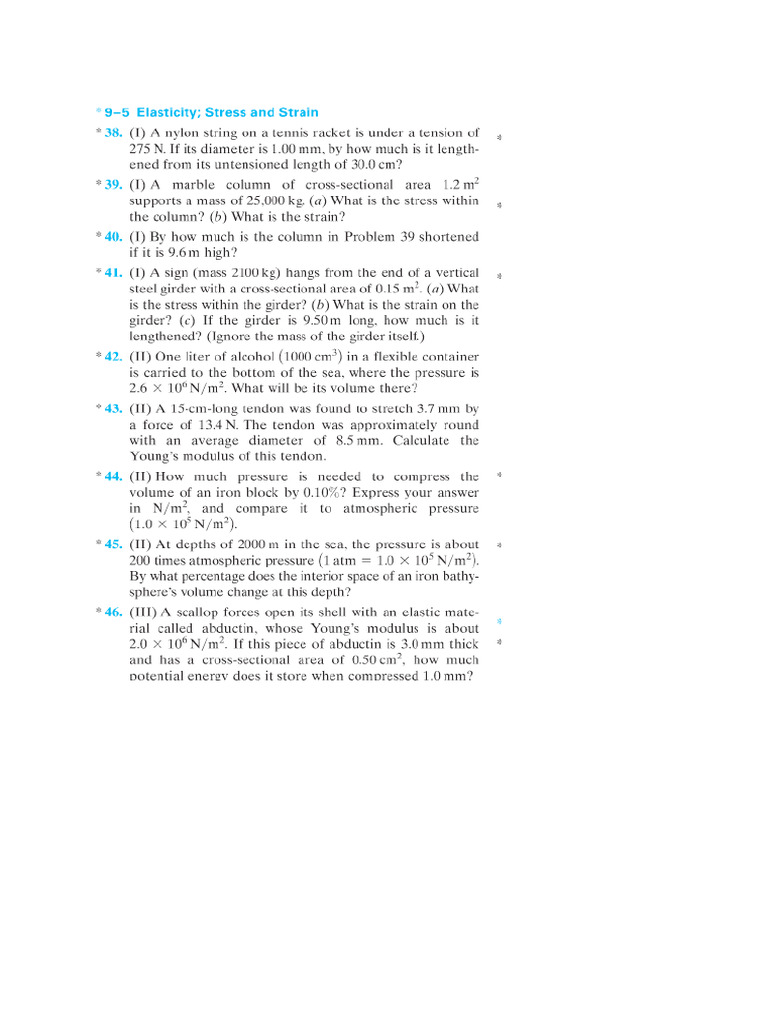 Elastic Properties | PDF
