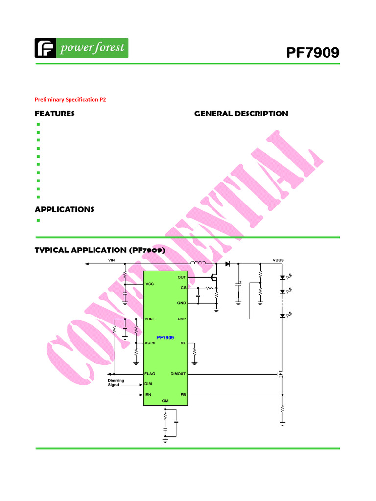 PF7909 Powerforest | PDF
