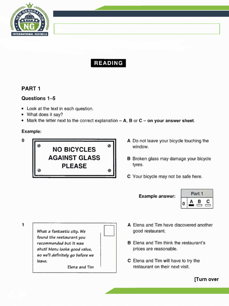 Yr 7 Eng EOT2 P1 Mock Exam 1 | PDF | Outdoor Recreation