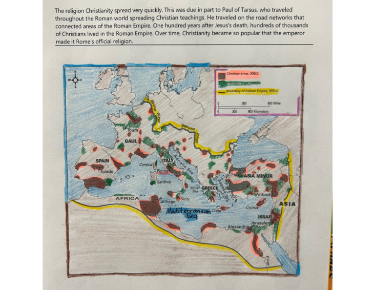 Spread Christianity Map2 | PDF