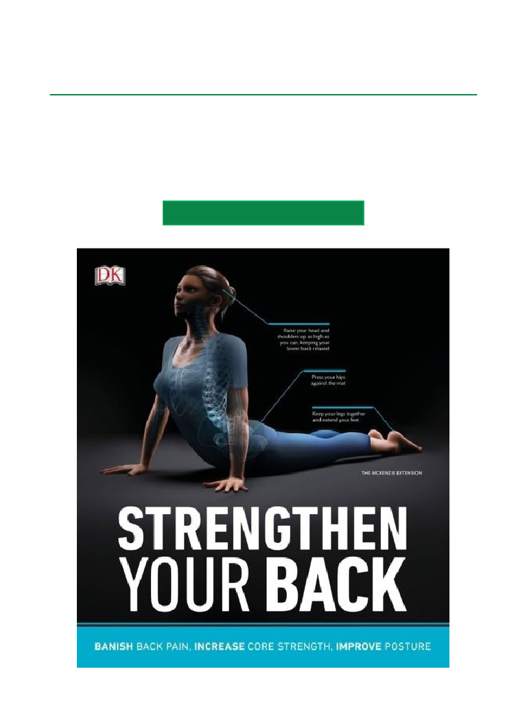 Strengthen Your Back Exercises To Build A Better Back and Improve Your Posture Scribd Full ...