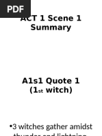 Macbeth Act 2 Quotes | PDF
