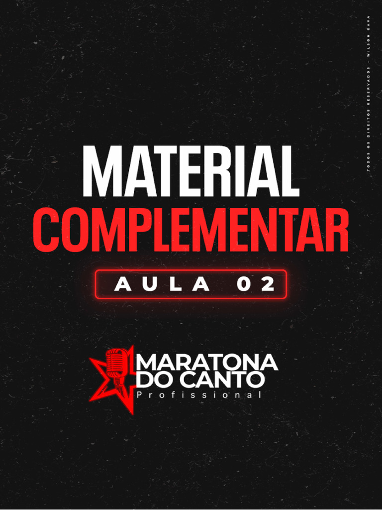 Aula 02 Material Complementar VII | PDF