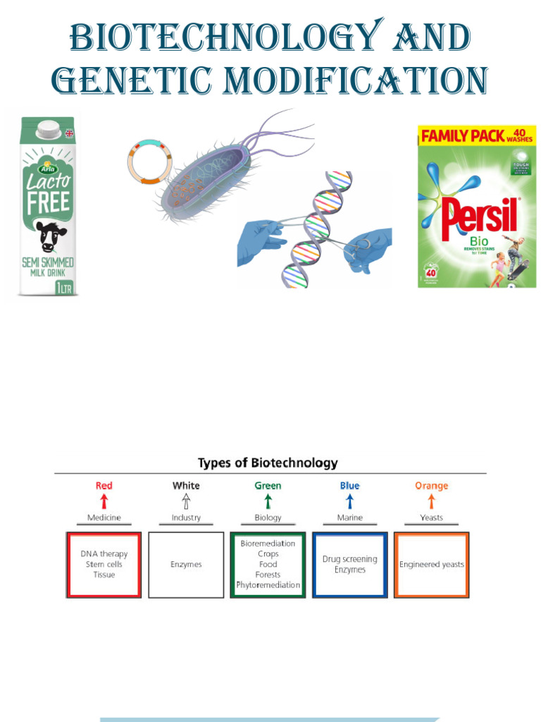 Biotechnology and genetic modification | PDF