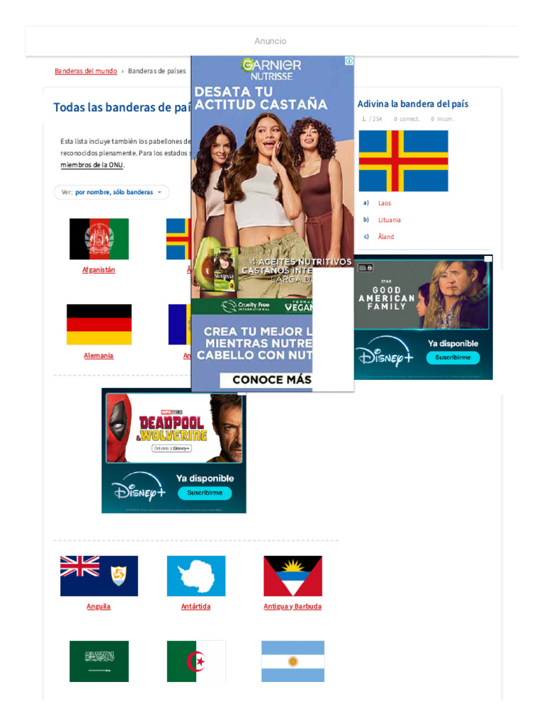 Todas las banderas del mundo | PDF | África | Relaciones Internacionales