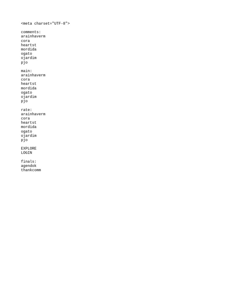 Meta Charset UTF 8 | PDF