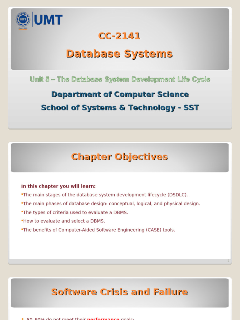Lecture9 10 - The DB System Development Lifecycle | PDF | Databases | Database Design