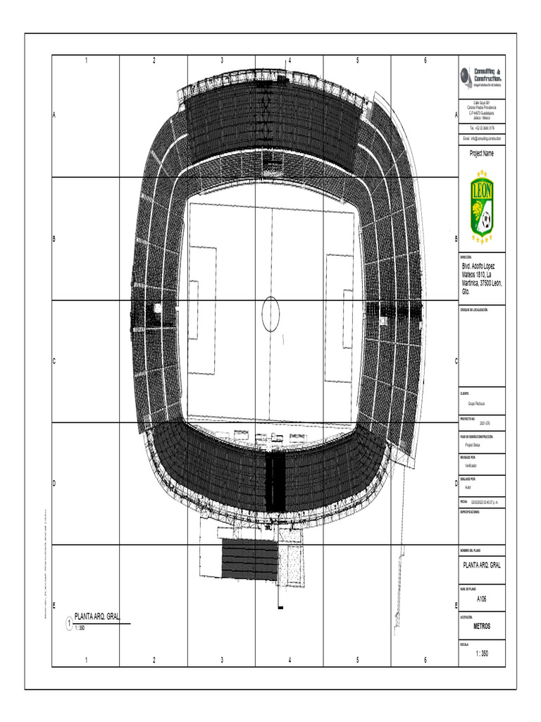 Enc A106 220225 Planta Arquitectonica General - Ar | PDF