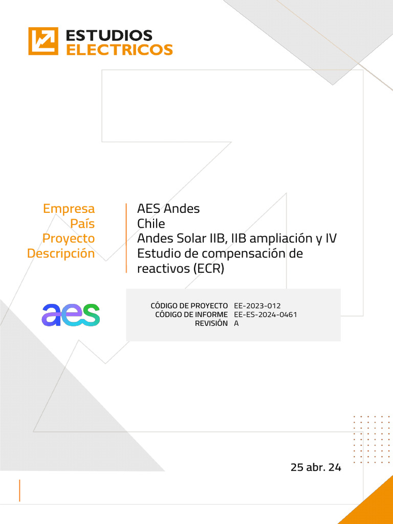 EE-ES-2024-0461-RA - Andes Solar IIB y IV - ECR | PDF | Energia ...