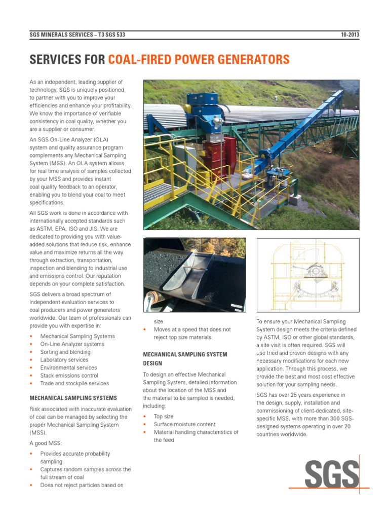 Sgs Min Wa351 Coal Power Generators en 11 | PDF | Clean Development Mechanism | Coal