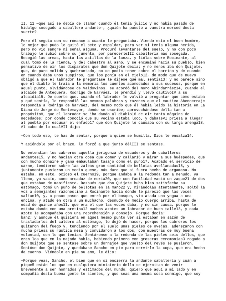 Hircana Cuarta. | PDF | Don Quijote