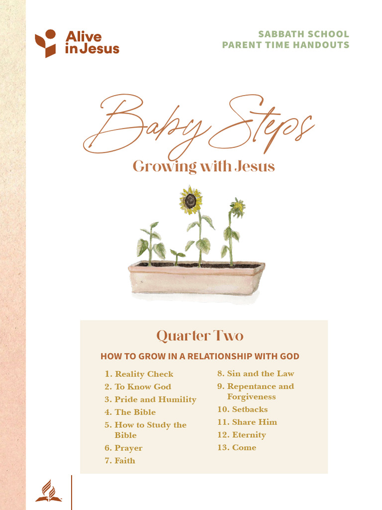 Baby Steps Parent Handouts - Q2 | PDF | Prayer | Jesus