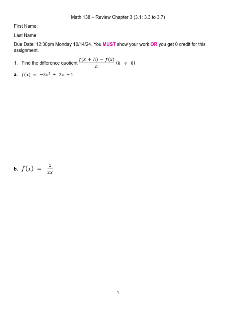 Math 138 - Handout Practice 3 | PDF | Mathematical Relations | Graph Theory