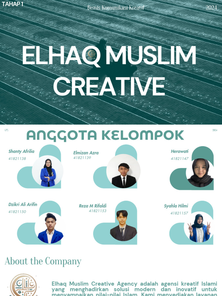 Materi Presentasi Elhaq Muslim Creative Agency Tahap 1-5 | PDF