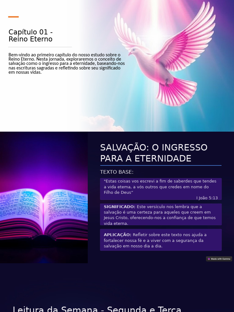 Capitulo - I - Reino - Eterno | PDF | Salvação | Fé