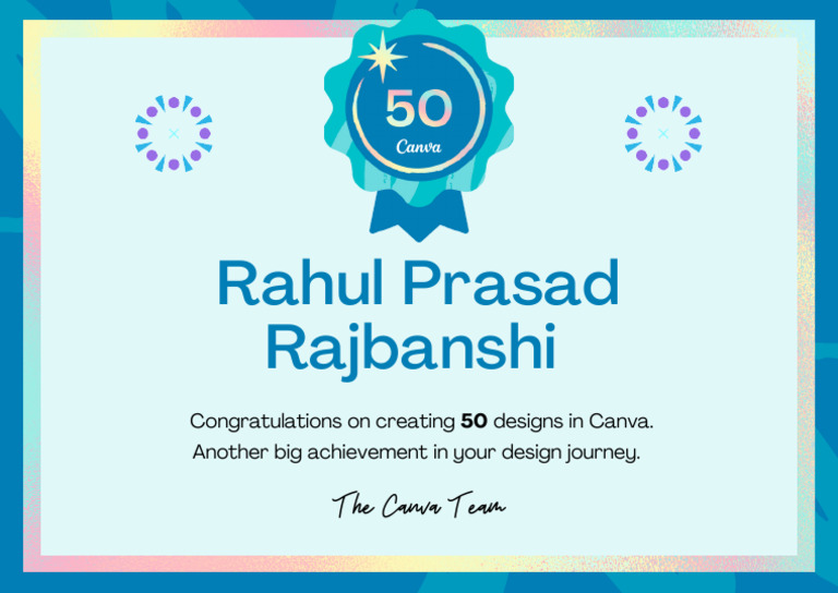 Canva 50 Design Milestone Badge - 20250501 - 133129 - 0000 | PDF