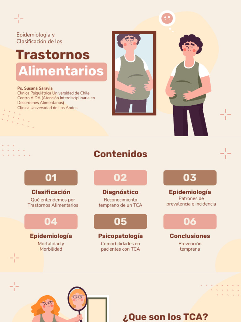 Epidemiologiìa y Clasificacioìn TCA | PDF | Bulimia nerviosa | Desorden ...