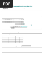 TLD Badge Application Form Guide | PDF | Radiography | Radiation