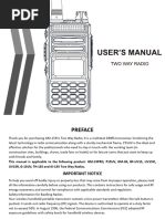 Baofeng UV-9R Users-Manual | PDF | Electronics | Broadcast Engineering