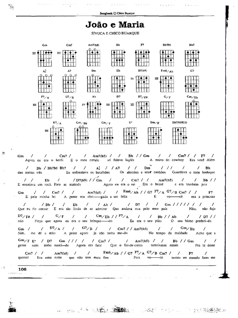 João e Maria - Songbook | PDF