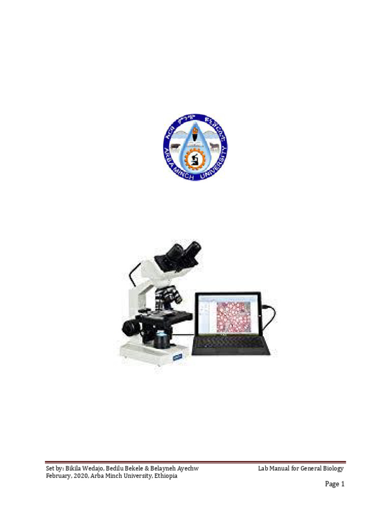 General Biology Lab Manual PDF | PDF | Carbohydrates | Microscope